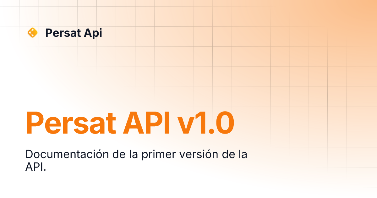 Persat API v1.0 | Persat Api